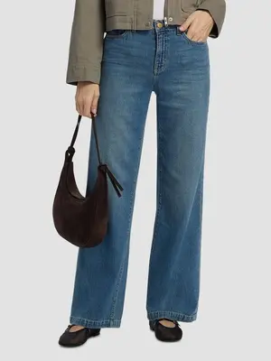 L'Agence Scottie High-rise Wide Leg Jeans