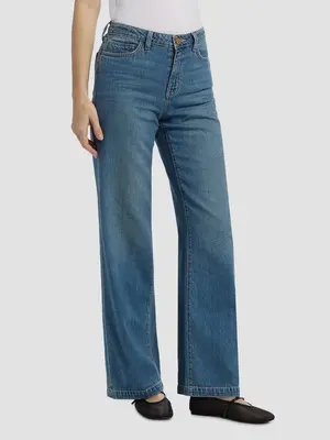 L'Agence Scottie High-rise Wide Leg Jeans