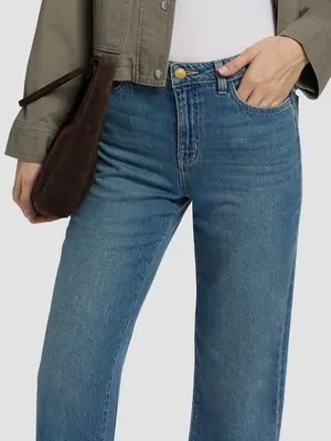 L'Agence Scottie High-rise Wide Leg Jeans