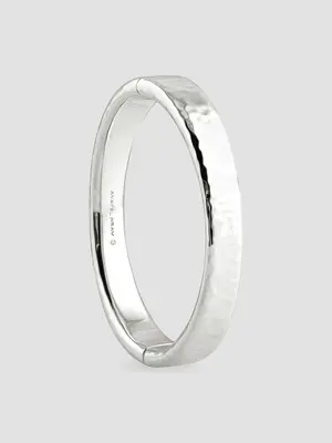 ANABEL ARAM Farrier 18k--plated Or -plated Hinged Bangle - Silver
