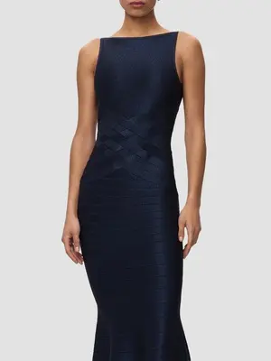 Herve Leger The Dion Bandage Mermaid Gown