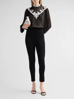 Kobi Halperin Teagan Lace-embroidered Blouse