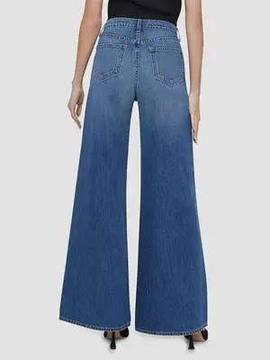 L'Agence Beau High-rise Wide-leg Jeans