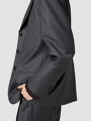 Miu Miu Single-breasted Pinstripe Jacket