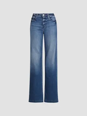 L'Agence Clayton High-rise Wide-leg Jeans - Hampton