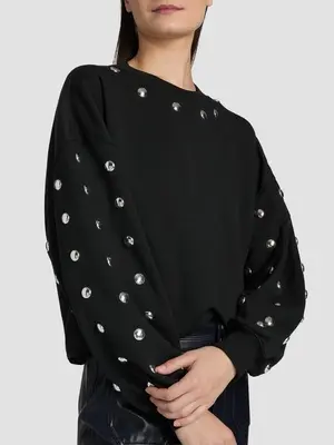Cinq À Sept Brandy Studded Sweatshirt