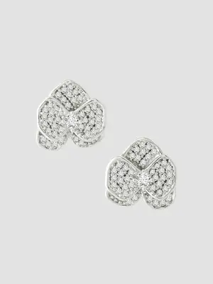 ANABEL ARAM Orchid Sterling -plated & Cubic Zirconia Stud Earrings - Silver
