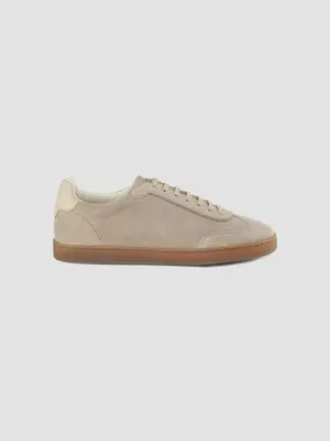 Brunello Cucinelli Suede Low-top Sneakers Medium Brown