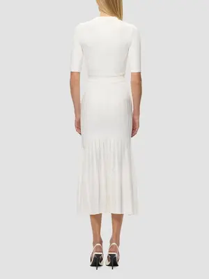 Herve Leger Adele Rib-knit Midi-dress