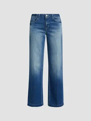 L'Agence Joanne Low-rise Wide-leg Jeans - Palermo
