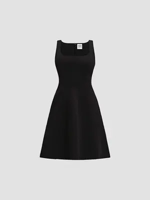 Herve Leger The Penelope Scuba A-line Minidress