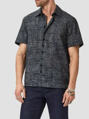 John Varvatos Malon Cotton Seersucker Shirt