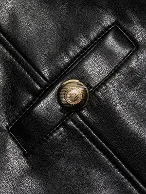 Cinq À Sept Nova Faux Leather Minidress
