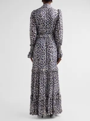 Kobi Halperin Dana Animal-print Maxi Dress