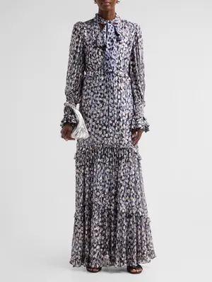 Kobi Halperin Dana Animal-print Maxi Dress