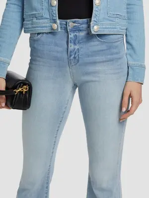 L'Agence Kendra Flared Crop Jeans