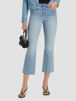 L'Agence Kendra Flared Crop Jeans