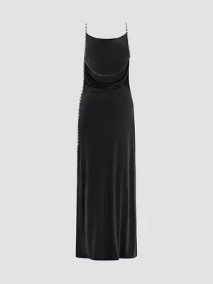 Herve Leger The Aviva Chain-trim Jersey Gown