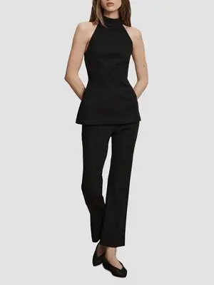 Veronica Beard Johanne Halterneck Top