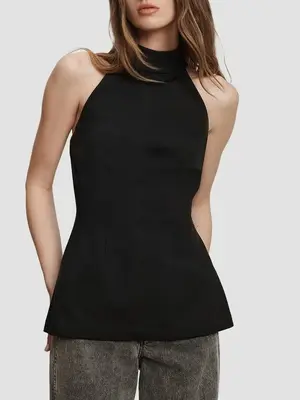 Veronica Beard Johanne Halterneck Top
