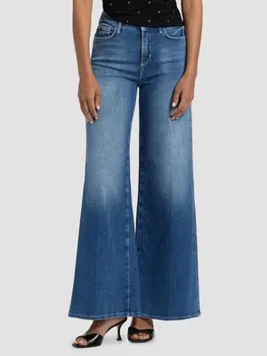 L'Agence Quincy High-rise Wide-leg Jeans - Castro