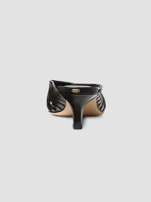 Michael Kors Adriana 55mm Leather Mules