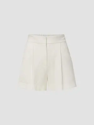 Veronica Beard Marbeau Pleated Shorts - Dove