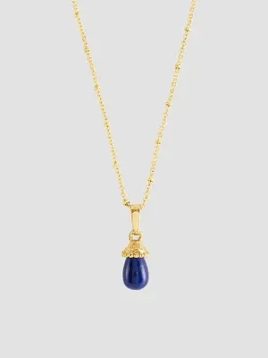 ANABEL ARAM Forza 18k--plated & Gemstone Charm - Lapis
