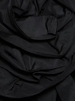 Cinq À Sept Liora Ruched Floral-embellished Gown
