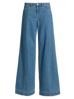 L'Agence Sandy High-rise Wide-leg Jeans