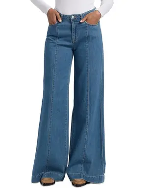 L'Agence Sandy High-rise Wide-leg Jeans