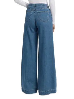 L'Agence Sandy High-rise Wide-leg Jeans