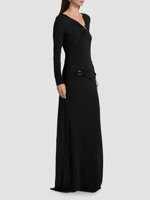Veronica Beard Viela Gathered Maxi Dress