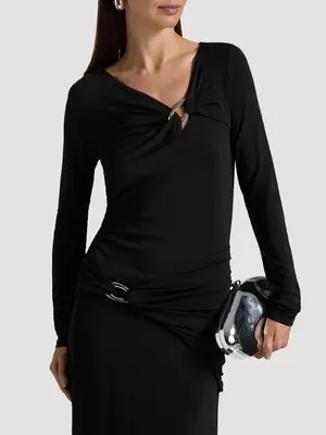 Veronica Beard Viela Gathered Maxi Dress