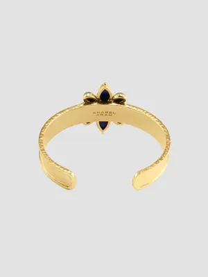 ANABEL ARAM Forza 18k--plated & Multi-gemstone Cuff