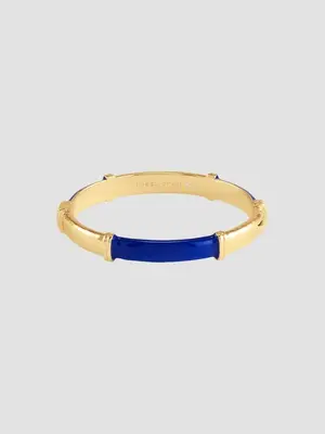 ANABEL ARAM Forza 18k--plated & Gemstone Bangle - Lapis