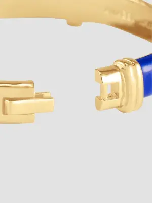 ANABEL ARAM Forza 18k--plated & Gemstone Bangle - Lapis