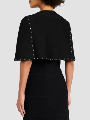 Herve Leger The Juliette Embellished Cape