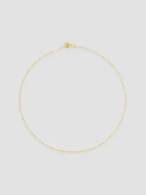 ANABEL ARAM 18k--plated Beaded Chain Necklace - Gold