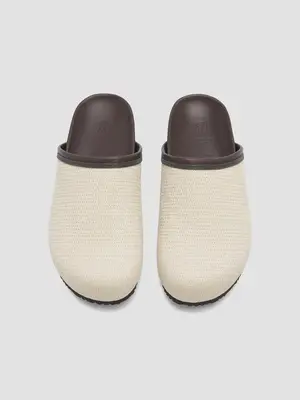 Brunello Cucinelli Micro Raffia Slippers