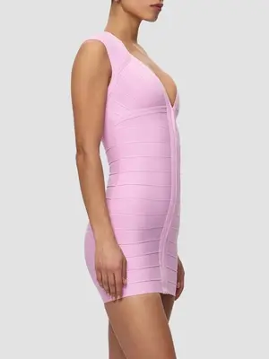 Herve Leger 40th Anniversary The Red Carpet Minidress - Aster