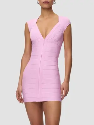 Herve Leger 40th Anniversary The Red Carpet Minidress - Aster