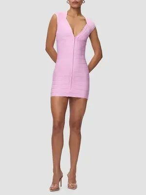 Herve Leger 40th Anniversary The Red Carpet Minidress - Aster