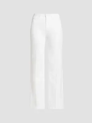 L'Agence Scottie High-rise Wide-leg Jeans Blanc