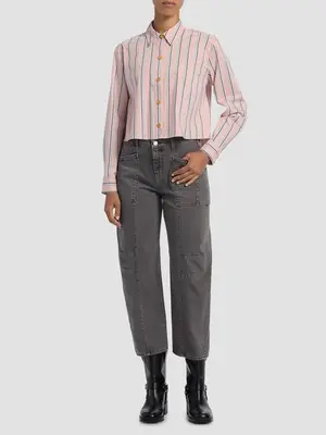 L'Agence Cody Rodeo Barrel-leg Jeans