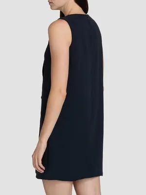 Veronica Beard Alayah Double-breasted Shift Minidress - Navy