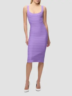 Herve Leger The Solara Bandage Midi-dress - Daphne