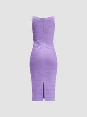 Herve Leger The Solara Bandage Midi-dress - Daphne