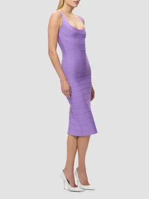 Herve Leger The Solara Bandage Midi-dress - Daphne