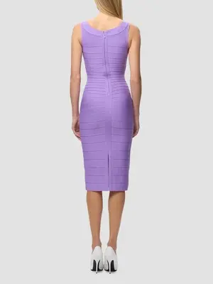 Herve Leger The Solara Bandage Midi-dress - Daphne